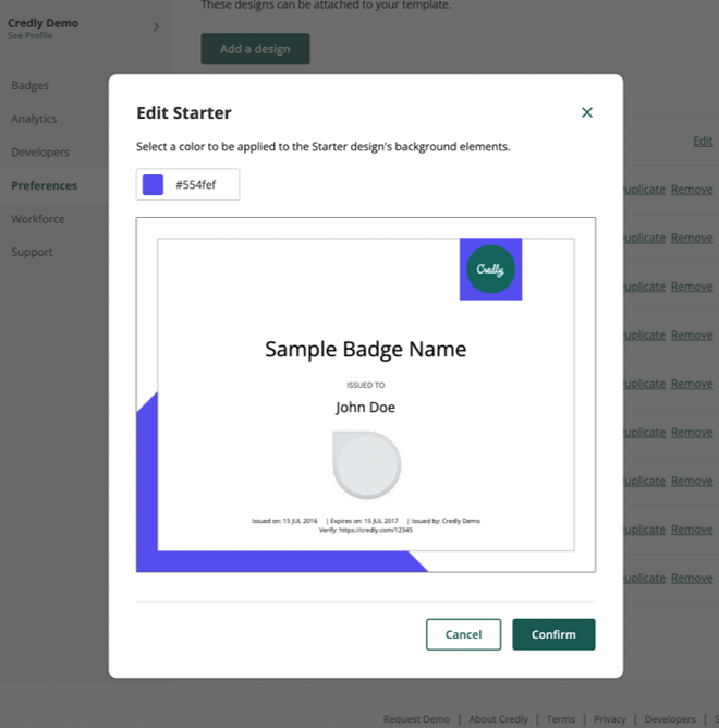 Product Feature - Certificate Maker